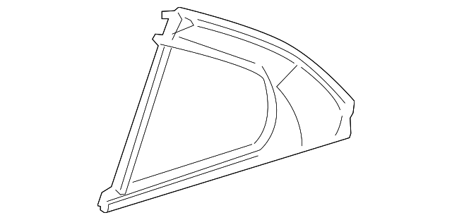2007-2013 Mercedes-Benz Fixed Glass 221-730-23-20 | MB OEM Parts