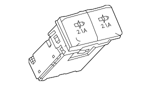 2023-2024 Toyota 4Runner USB Port 85532-60020 | Toyota San Diego Parts