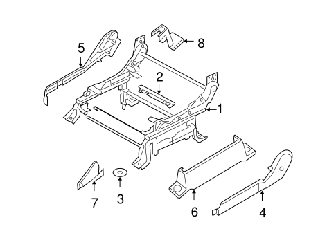 Tracks & Components for 2014 Nissan Titan | Nissan Parts Plus