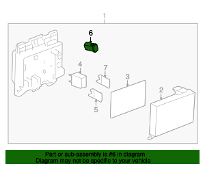2004-2012 GM 30 Amp Multi-Purpose Fuse 22711064 | GMPartsDirect.com
