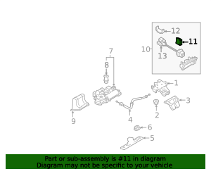 8P0-971-848-K - Release Handle Bracket 2018-2023 Audi | Audi OEM Parts