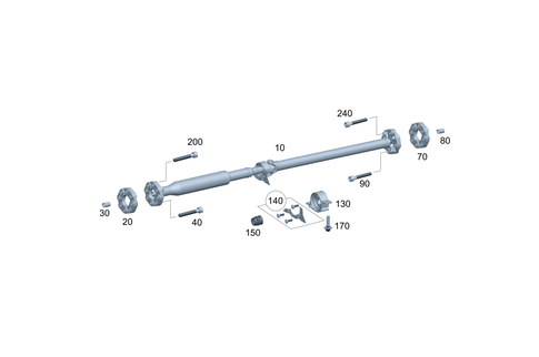 Propeller Shaft for 2022 Mercedes-Benz Maybach S 580 | Mercedes-Benz ...