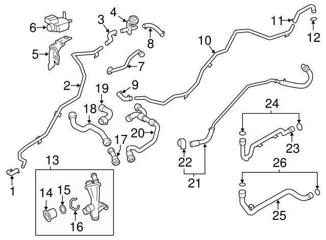 OEM Porsche Vent Tube (9a110655000) 2012-2019 Porsche 911 | OEM Luxury ...