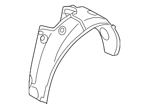 2019-2020 Kia Cadenza Wheelhouse Liner - Passenger Side (RH) 86822 ...