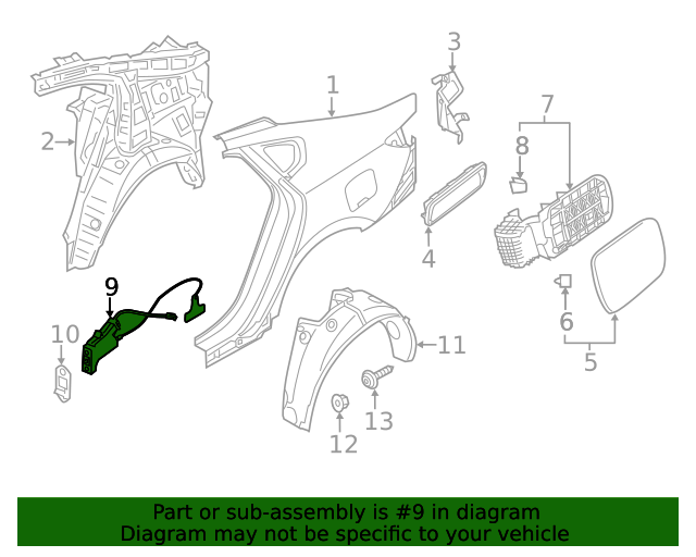 2016-2020 Kia Actuator Assembly 81590-3V000 | OEM Parts Online