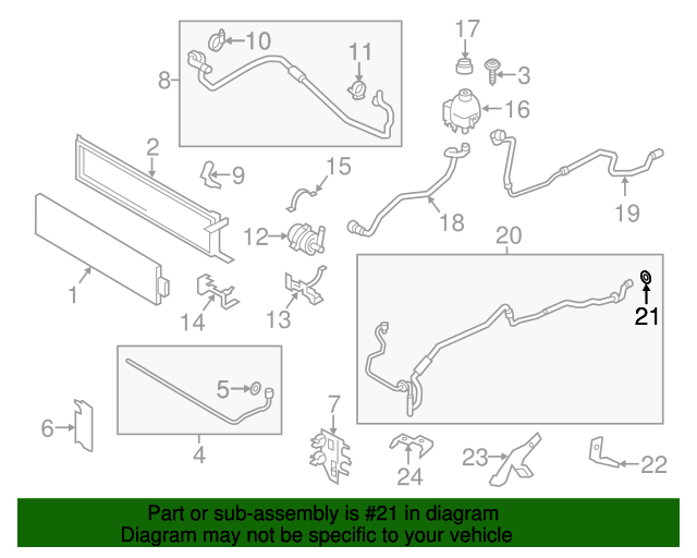 2012-2013 BMW ActiveHybrid 5 Water Hose O-Ring 07-11-9-907-877 | OEM ...