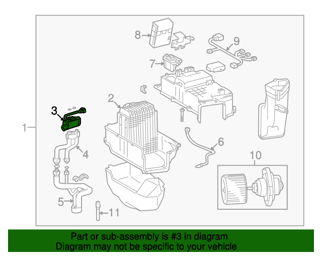 2003-2007 Lexus LX470 Expansion Valve 88515-60160 | OEM Parts Online