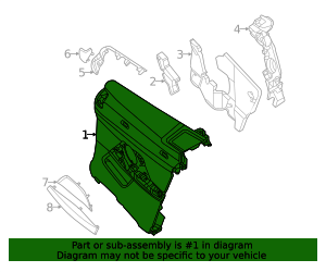 Genuine BMW 51-43-5-A11-B71 | Quarter Trim Panel | FREE Shipping on ...
