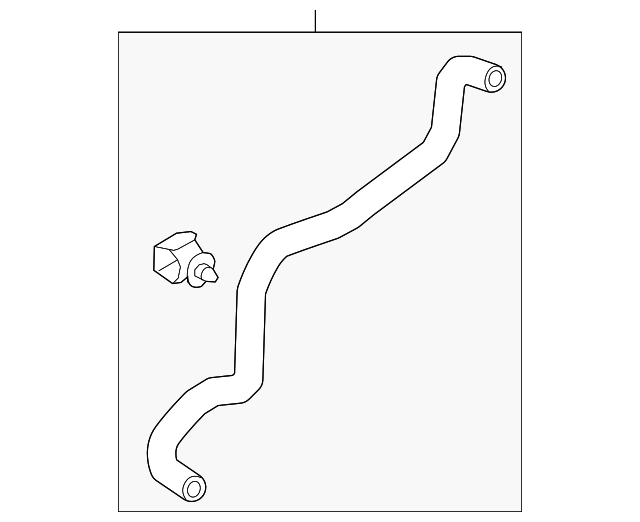 4H0-121-088-AA - Reservoir Hose 2011-2012 Audi A8 Quattro | Audi OEM Parts