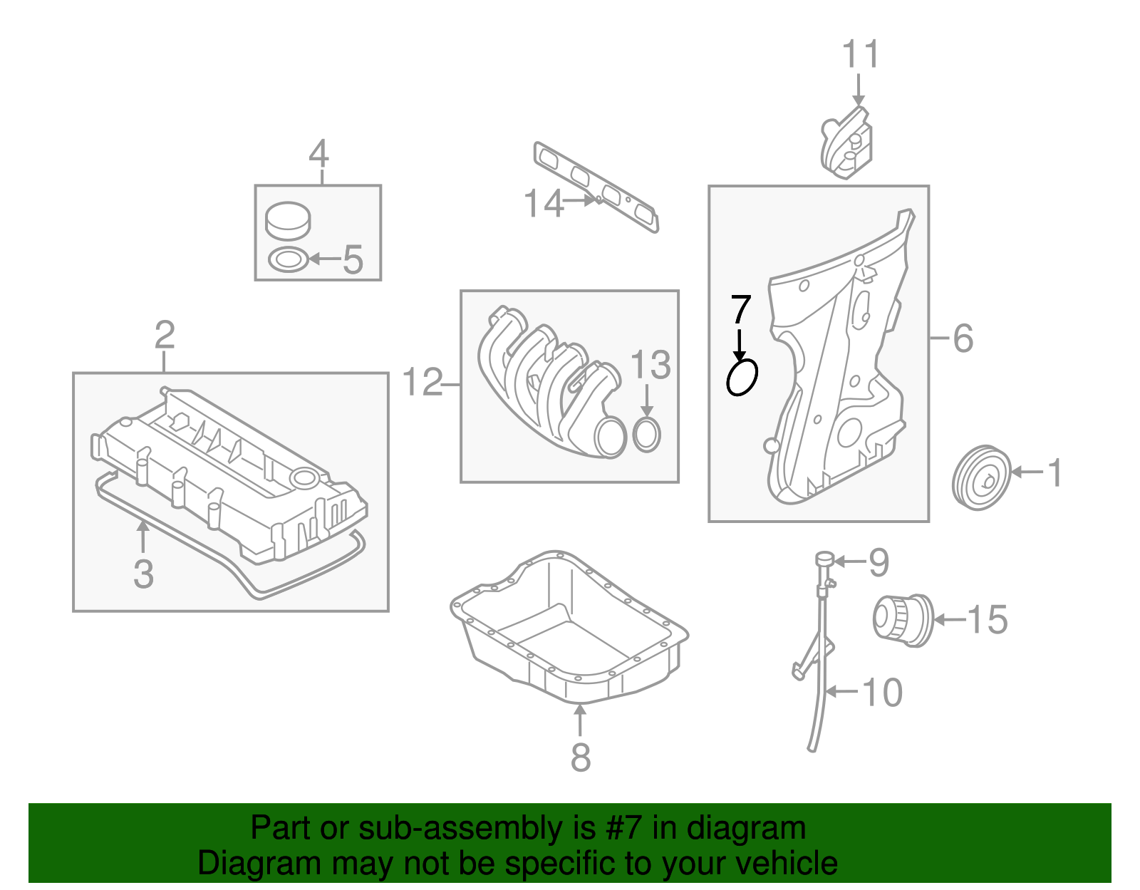 21443-38010 - Rear Main Seal 2001-2006 Kia Optima | Kia.Parts Store