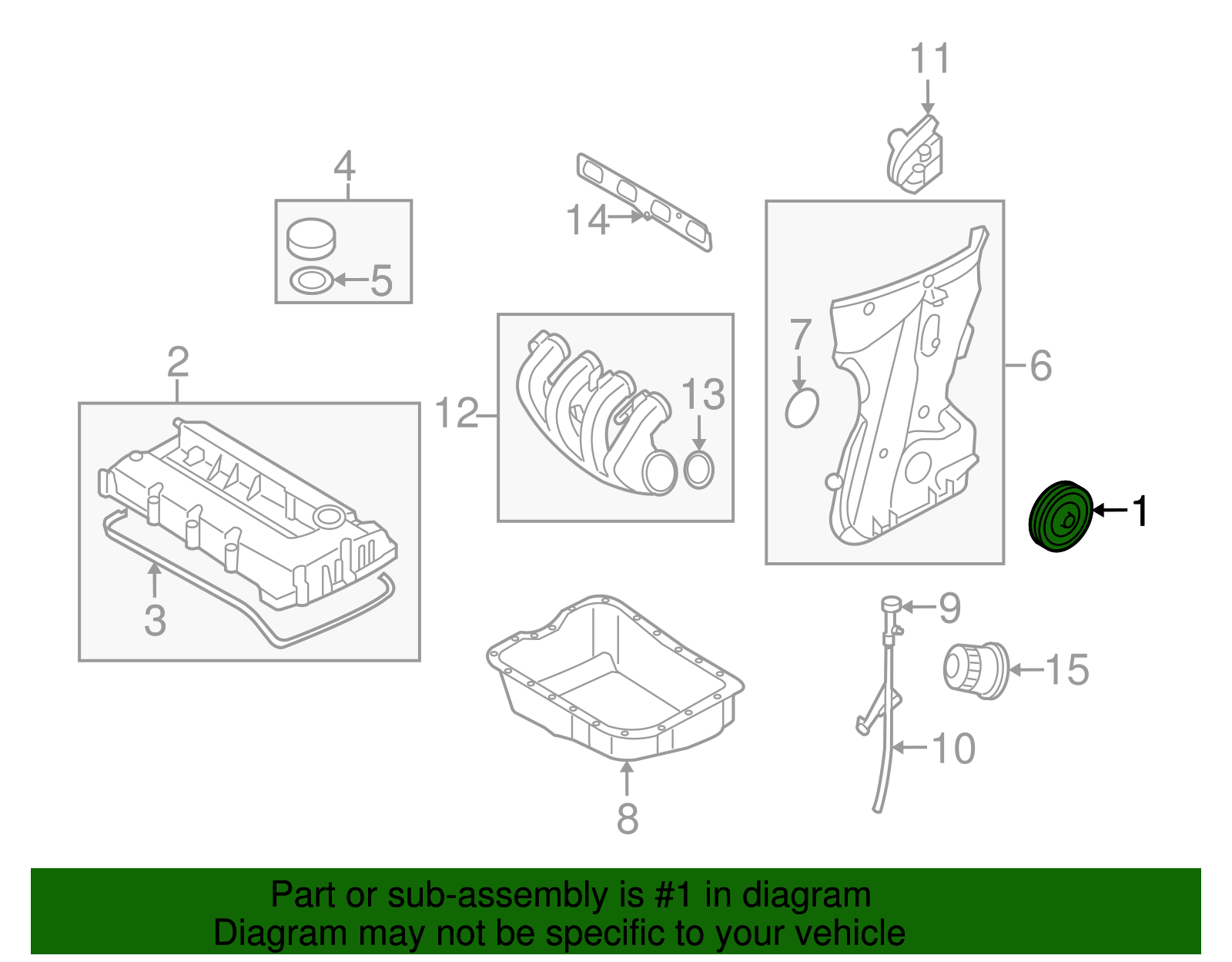 23124-25050 - Pulley 2006-2009 Kia | Kia.Parts Store