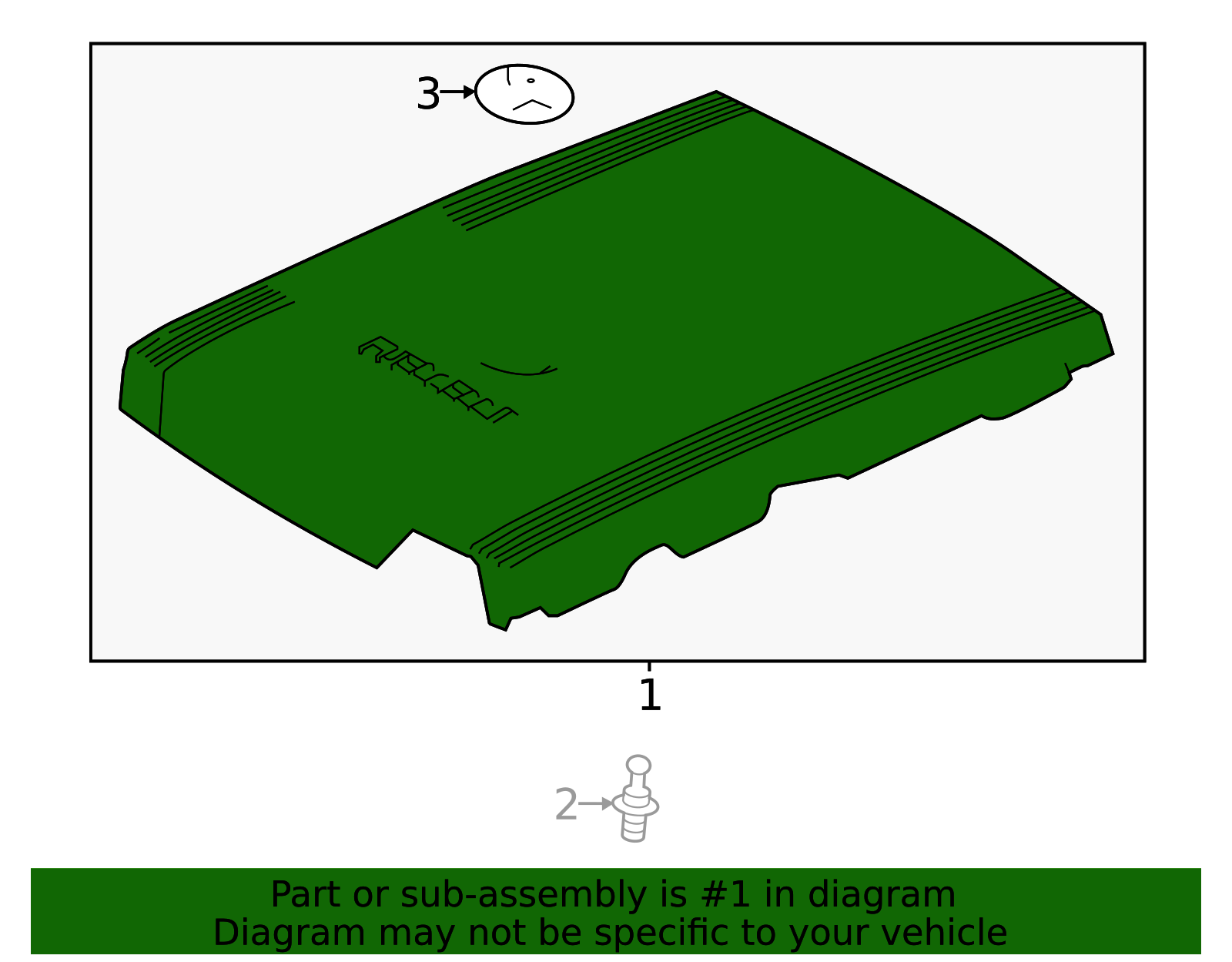 2024 Toyota Mirai 2024 Toyota Mirai - Engine Cover 1A906-77011 | Sparks ...