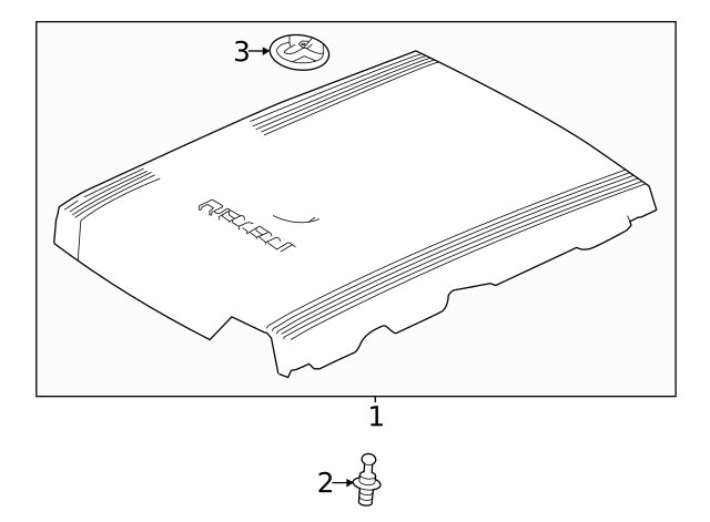 1A906-77010 - Engine Cover 2021-2022 Toyota Mirai | Longo Toyota Parts