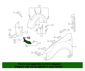 2006-2013 Audi Spoiler 8P0-853-888-B | OEM Parts Online