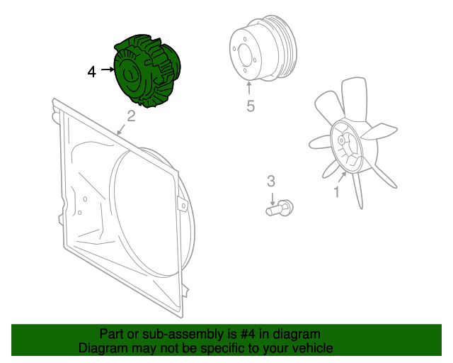 2010-2023 Toyota Engine Cooling Fan Clutch 16210-0P020 | Camelback ...