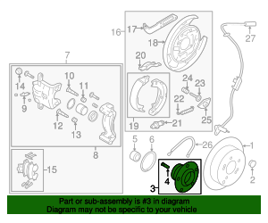 2005-2015 Hyundai Tucson Hub Assembly 52710-2E500 | OEM Parts Online