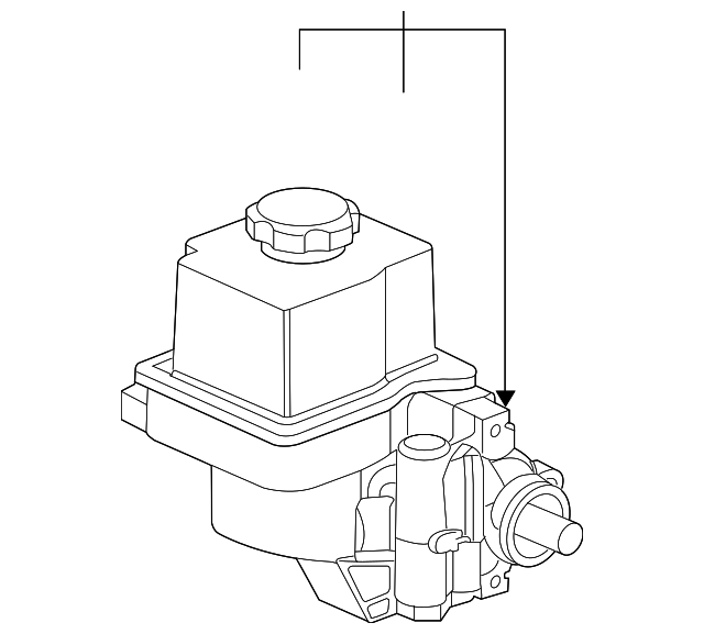 2004-2012 GM Power Steering Pump 19369081 | TascaParts.com