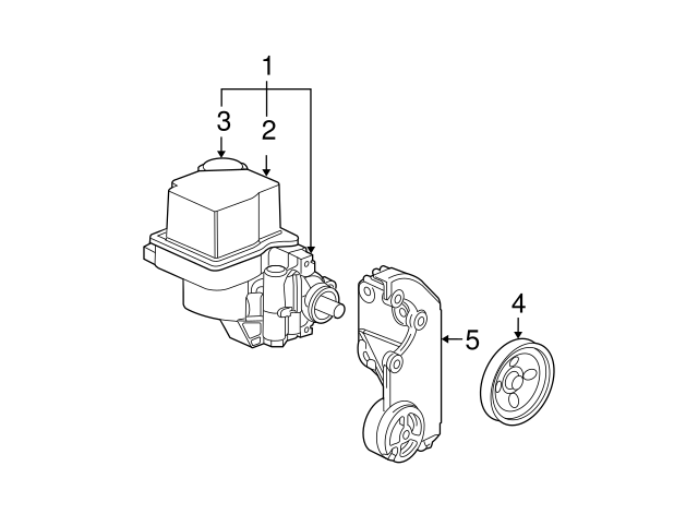 2004-2012 GM Power Steering Pump 19369081 | TascaParts.com