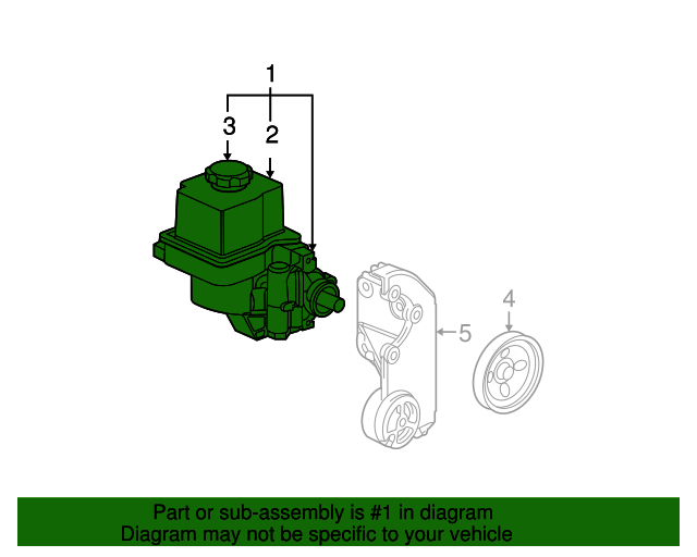 2004-2012 GM Power Steering Pump 19369081 | TascaParts.com
