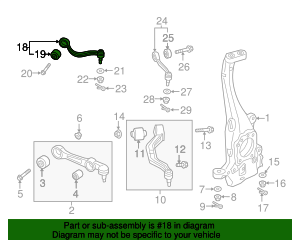 2017-2022 Genesis G90 Ft Upper Control Arm 54400-D2000 | OEM Parts Online
