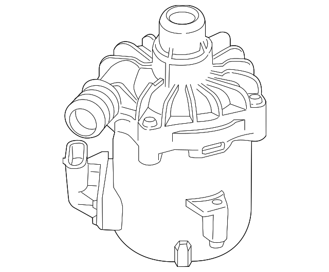 Genuine BMW 64-11-9-230-233 | Engine Auxiliary Water Pump | FREE ...