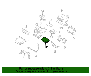 2007-2014 Subaru Control Module 86257XA20A | Subaru Parts Store