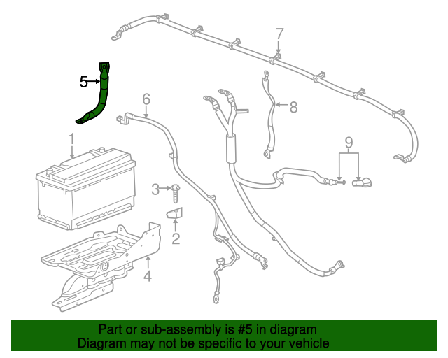 2014-2020 GM OEM NEW 14-20 GM Cadillac Chevrolet Suburban Battery Tray ...
