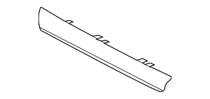 166-888-18-85-64 - Upper Molding 2017-2019 Mercedes-Benz | Mercedes ...