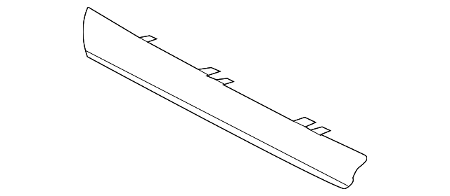 166-888-18-85-64 - Upper Molding 2017-2019 Mercedes-Benz | Mercedes ...