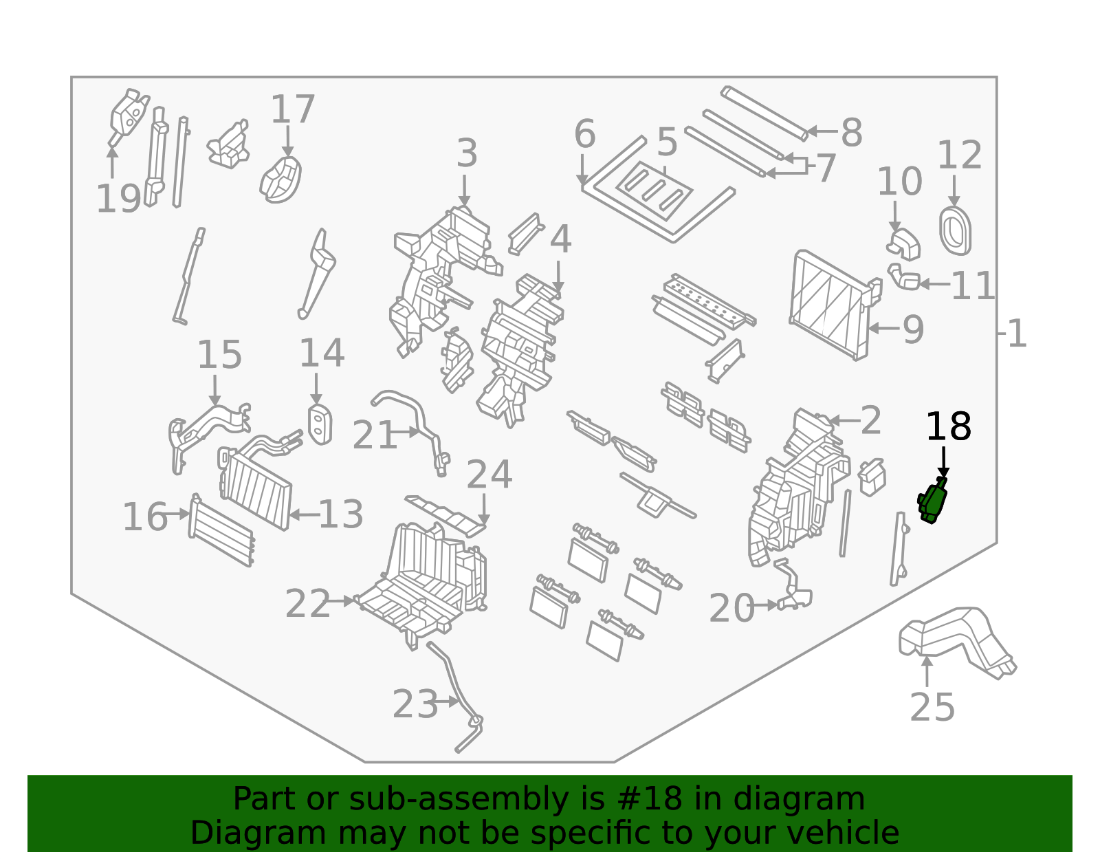 97161-L1100 - Temp Door Actuator 2020-2024 Hyundai | AutoNation Parts