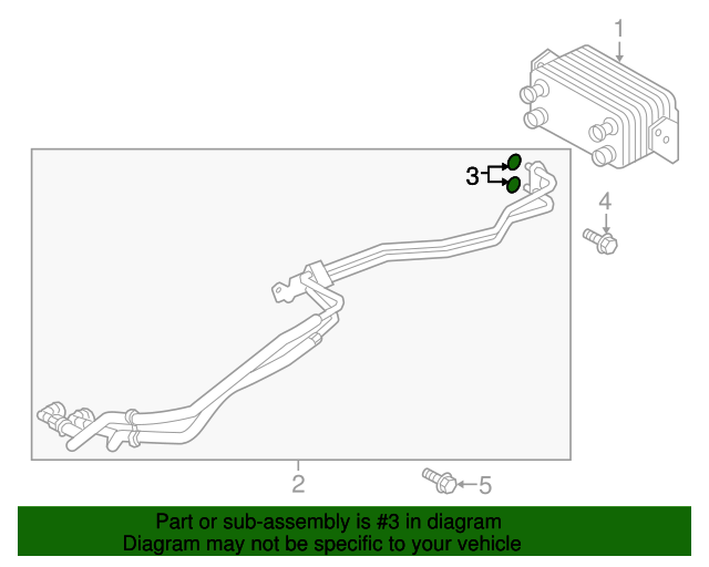 Genuine OEM Hose & Tube Assembly O-Ring Part# LR049457 Fits 2010-2022 ...
