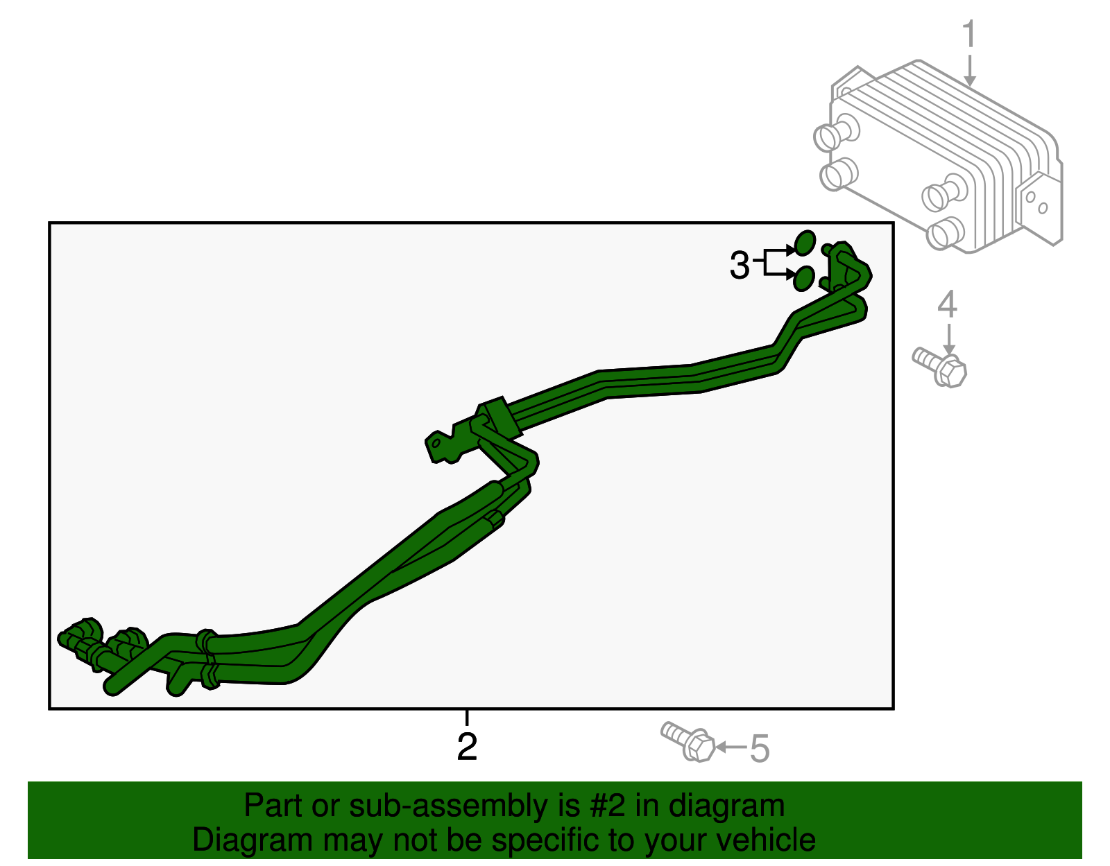 Genuine Hose & Tube Assembly for 2013-2022 Land Rover | Land Rover Part ...