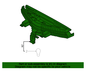 2021-2023 Hyundai High Mount Lamp 92700-AB000 | Hyundai Wholesale Direct