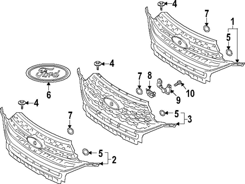 LB5Z-8C324-A - Insert 2020-2024 Ford Explorer | Ford Parts Direct