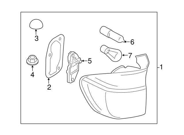 63-21-7-227-792 - Tail Lamp Assembly - 2011-2013 BMW X5 | Wholesale BMW