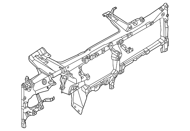 2021-2023 Ford Reinforced Beam ml3z1504545c | TascaParts.com