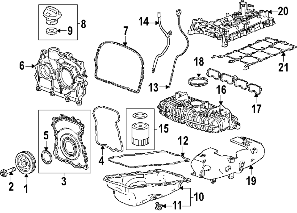 2024-2025 GM Crankshaft Pulley Bolt 11604626 | TascaParts.com