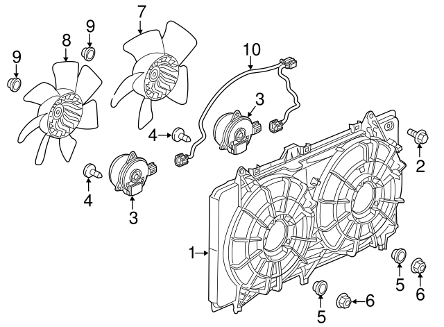 2012-2015 Chevrolet Camaro Engine Cooling Fan Shroud 22762592 | GMPartsNow