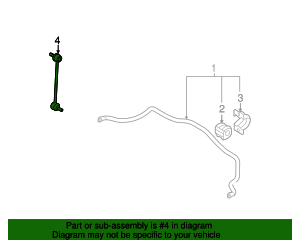 54840-4D000 - Stabilizer Link 2006-2014 Kia Sedona | Kia.Parts Store
