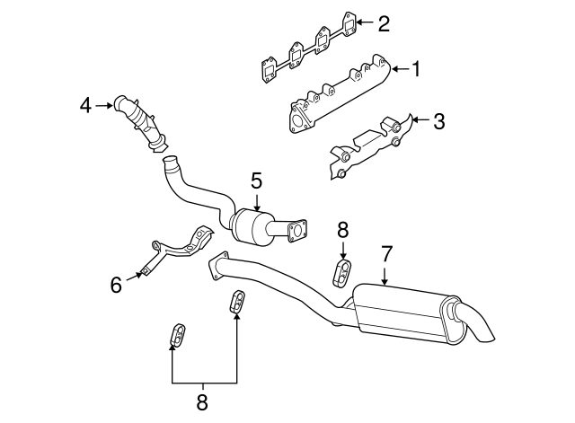 12624683 - OEM GM Exhaust Manifold | GMPartsCenter.net | GM Parts Center