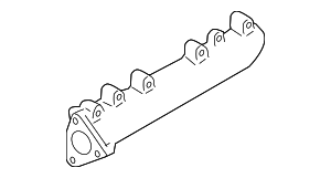 2001-2016 GM Passenger Side Exhaust Manifold 12624683 GM ...