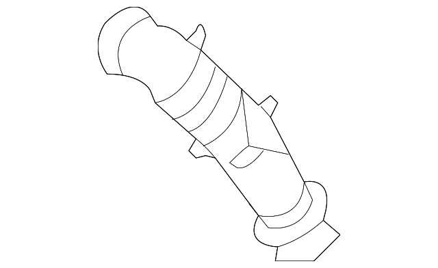 98050150 - Turbocharger Exhaust Inlet Pipe Adapter 2004-2010 GM ...