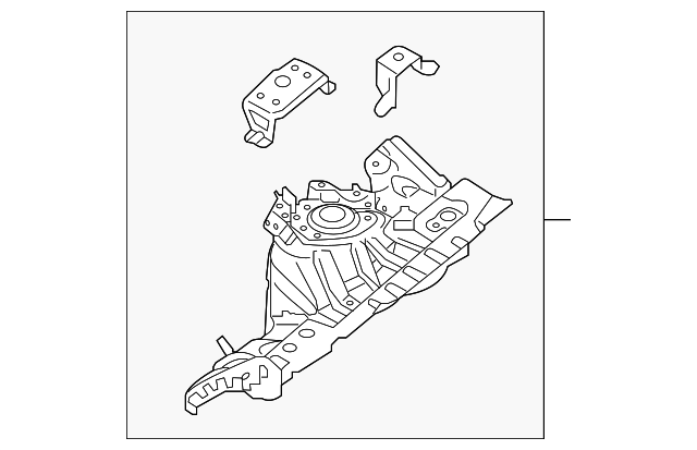 53701-WB001 - Apron Assembly - 2016-2020 Toyota | OEM Genuine Toyota Parts