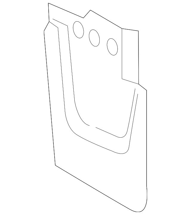 CL3Z-16A550-W - Kit Mudflap - 2011-2016 Ford F-150 | Lasco Auto Parts