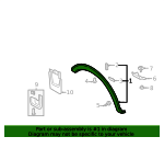 2017-2022 Ford Wheel Opening Molding - Driver's Side (LH) HC3Z-16039-AD ...