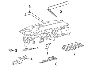 55607-08020 - Under Cover 2021-2024 Toyota Sienna | AutoNation Parts