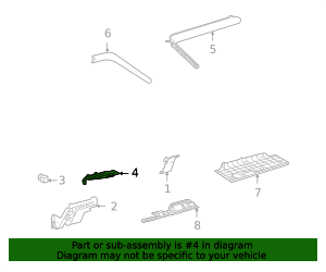 2021-2022 Toyota Sienna Finish Molding 55470-08010-C0 | OEM Parts Online