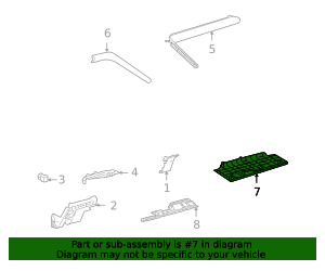 2021-2024 Toyota Sienna Under Cover 55607-08020 | Toyota Parts Center