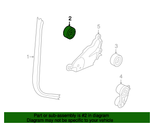 2008-2015 Infiniti Idler Pulley 11925-EY00A | Infiniti Parts Online