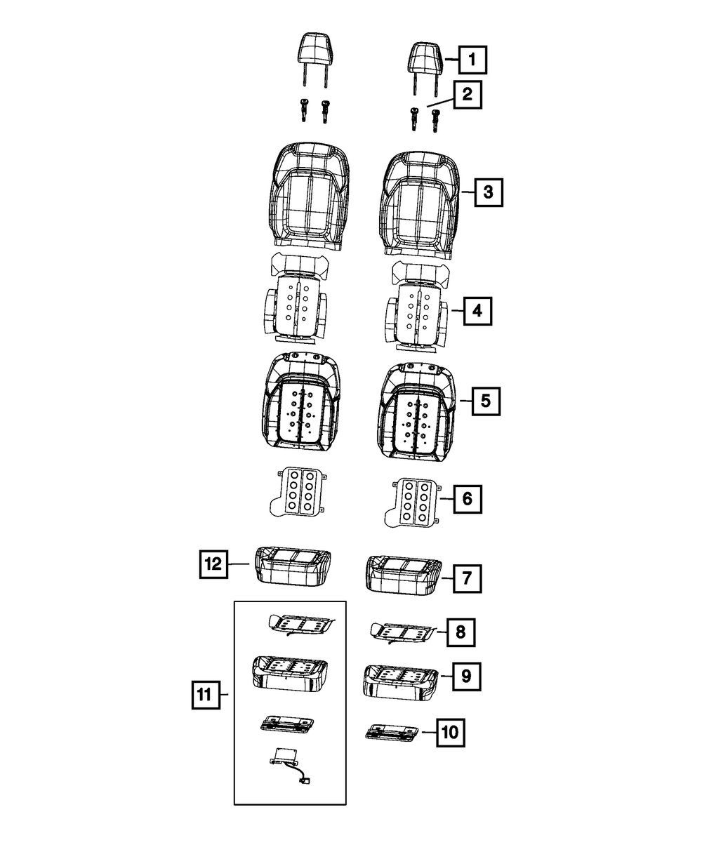 2021-2024 Jeep Occupant Classification Module Kit 68544691AG | Mopar eStore